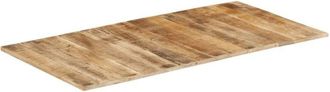 vidaXL Dessus de table bois de manguier solide 15-16 mm 120x60 cm