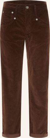 Herrlicher 7/8-Hose Shyra Aus Samt braun