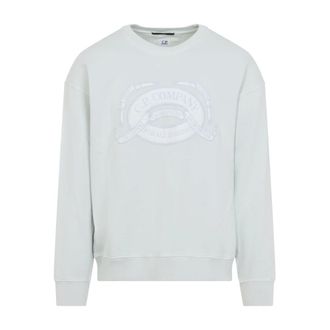 C.P. Company C.p. Company, Homme, Sweatshirts et sweats &agrave; capuche, Bleu, Taille: S Mens SweaT-shirts Clothing Blue Ss26