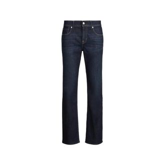 7 For All Mankind Jean droit en coton m&eacute;lang&eacute;
