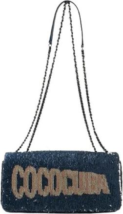 Chanel Sac bandouli&egrave;re vintage en cuir Pre-owned - Femme - Pre-owned - Bleu - Taille: ONE Size