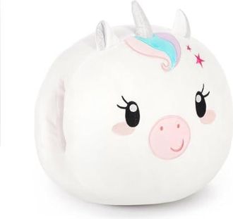 Legami Super weiches Handw&auml;rmer, Einhorn-Pl&uuml;schtier weich flauschig, Pl&uuml;schkissen f&uuml;r Kinder Erwachsene, Geschenkidee, geeignet f&uuml;r kalte H&auml;nde, Ma&szlig;e 31 x 33