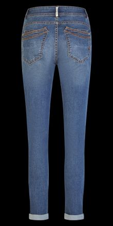 Buena Vista Damen Jeans Malibu Zip (DE/NL/SE/PL, Alphanumerisch, M, Regular, Regular, stone denim)
