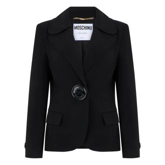 Moschino Femme, Vestes, Noir, Taille: 36 FR Vestes