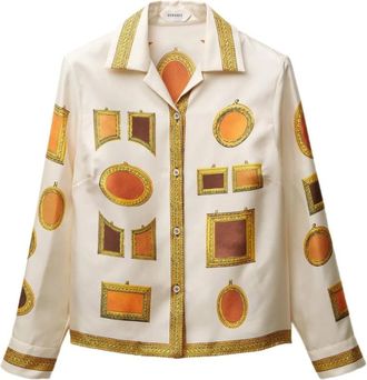 Versace Femme, Blouses et Chemises, Multicolore, Taille: 40 FR Top
