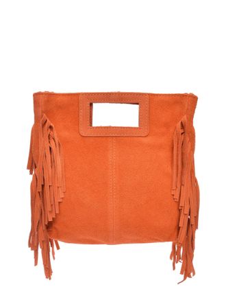 Anna Luchini Orange Rindsledertasche