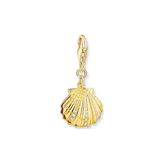Thomas Sabo Thomas Sabo, Femme, Accessoires, Jaune, Taille: ONE Size Pendentif Coquillage