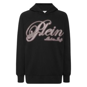 Philipp Plein Homme, Sweatshirts et sweats &agrave; capuche, Noir, Taille: L Sweat &agrave; capuche Basic Strass Signature