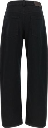 Brunello Cucinelli High-Waisted Cotton Jeans - Black