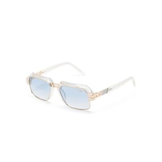Cazal Cazal, unisex, Accessoires, Jaune, Taille: 56 MM Lunettes de Soleil Dor&eacute;es pour un Usage Quotidien