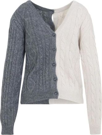 Moschino Femme, Pulls, Multicolore, Taille: 40 FR Alpaca Blend Cardigan