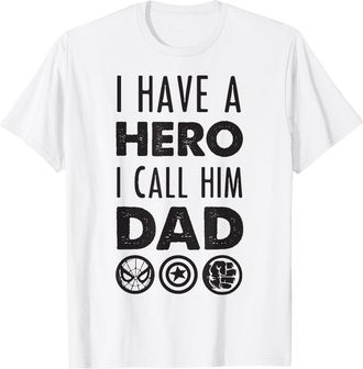 MARVEL Avengers Fathers Day Hero Dad T-Shirt