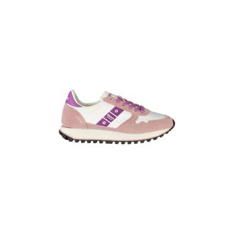 Blauer Femme, Chaussures, Multicolore, Taille: 36 EU Baskets en Polyester Blanc avec Détail Pailleté