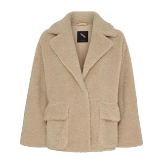 BTF-CPH Faux Shearling Jacke - - Jackets - Damen - Beige - M