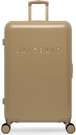 SuitSuit Koffer Gro&szlig; 66 cm - Leicht Hartschalen Reisekoffer mit Rollen - TSA-Schloss - 59 L - Fusion Iced Coffee