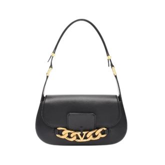 Valentino Pre-owned V Logo Umh&auml;ngetasche - - Pre-owned - Damen - Schwarzk - ONE SIZE