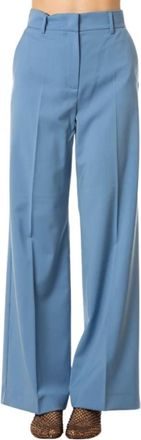 Max Mara Femme, Pantalons, Bleu, Taille: 40 FR Pantalone