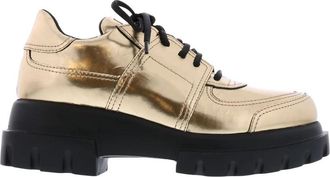 AGL Agl, Femme, Chaussures, Jaune, Taille: 39 EU Chunky Oro Lace Up