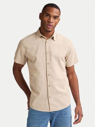 Petrol Industries Hemd M-1050-SIS414 Beige Regular Fit