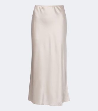 Dorothee Schumacher Jupe midi Sense of Shine en satin de soie