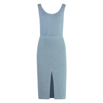 St. John Kleid aus Wollmischung - - Dresses - Damen - Blau - S