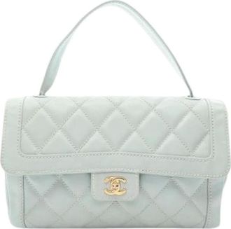 Chanel Sac &agrave; main vintage doccasion - Femme - Pre-owned - Bleu - Taille: ONE Size