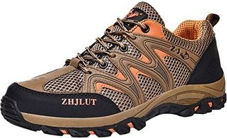 Generic Baskets rembourrées pour homme - Chaussures de randonnée en maille respirante à lacets avec semelles antidérapantes - Chaussures de marche légères, ma