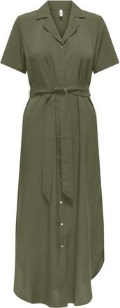 Only Damen Onlnova Life Vis Izi Shirt Dress Solid, Kalamata, X-Large