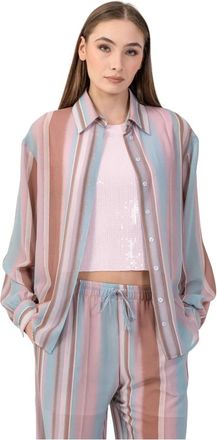 Kocca Femme, Blouses et Chemises, Multicolore, Taille: 38 FR Chemise Ray&eacute;e &Eacute;l&eacute;gante &agrave; Manches Longues