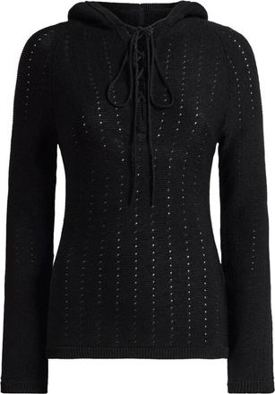 Etro Femme, Pulls, Noir, Taille: 36 FR Haut en maille avec croisement et d&eacute;tails perfor&eacute;s