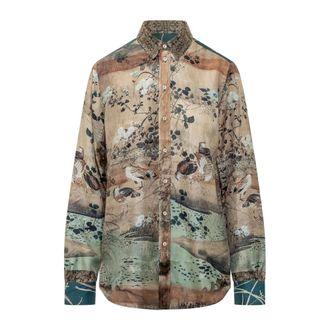 Pierre-Louis Mascia Aloe Langarmshirt - - Blouses & Shirts - Damen - Mehrfarbig - L