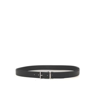 Emporio Armani Wendeg&uuml;rtel aus Saffianoleder - - Accessories - Herren - Schwarzk - ONE SIZE