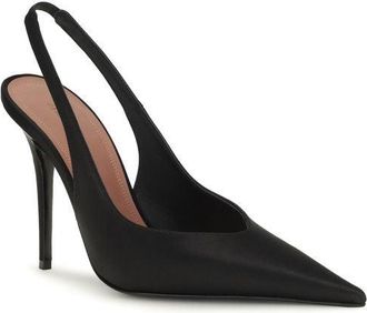 Amina Muaddi Anok Slingback Pump - Black