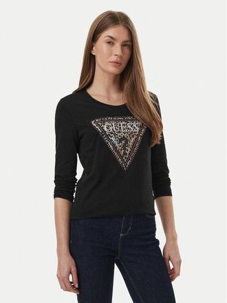 Guess Bluse W6BI57 K7387 Schwarz Regular Fit
