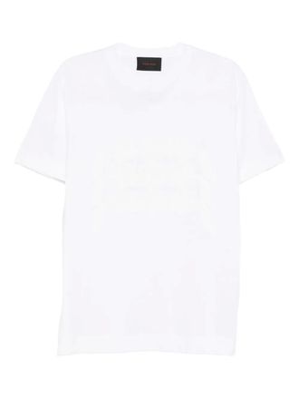 Simone Rocha t-shirt en coton à imprimé Daisy Chain - Blanc