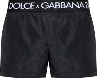 Dolce & Gabbana Homme, Maillots de bain, Noir, Taille: 2XL Shorts de bain boxer