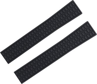 Generic BDDCYWY Wasserdichtes FKM Fluororubber Gummi-Uhrenband 18 mm 19mm Zubehör für Patek-Gurt für Philippe für Aquanaut 5067a-001 Gürtel (Farbe: Dunkelblau