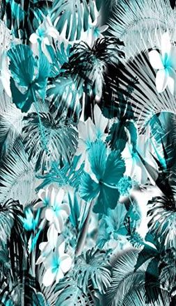 Homemania Bedruckter Teppich, 25% Polyester, 75% Baumwolle, Mehrfarbig