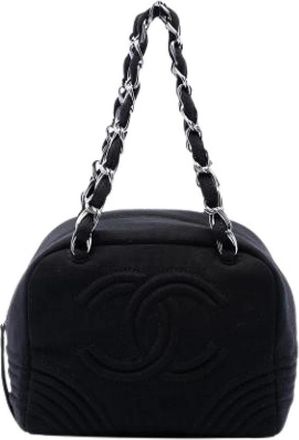 Chanel Sac bandouli&egrave;re vintage Pre-owned - Femme - Pre-owned - Noir - Taille: ONE Size