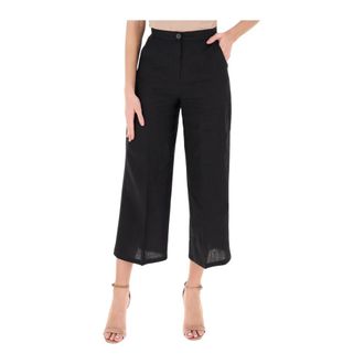 Emme Di Marella Emme DI Marella, Femme, Pantalons, Noir, Taille: 40 FR Clava Cropped Pantalons