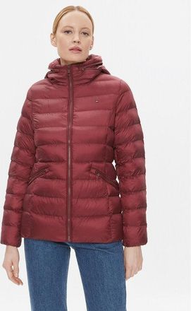 Tommy Hilfiger Winterjacke WW0WW39581 Dunkelrot Regular Fit