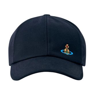 Vivienne Westwood Homme, Accessoires, Noir, Taille: L/Xl Casquette de baseball unisexe