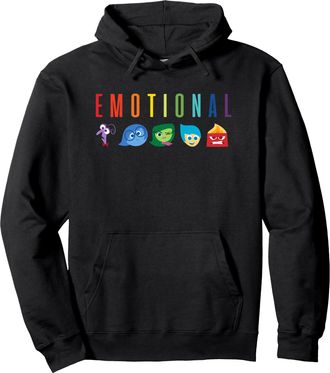 Pixar Disney Pixar Inside Out Emotional Rainbow Pullover Hoodie