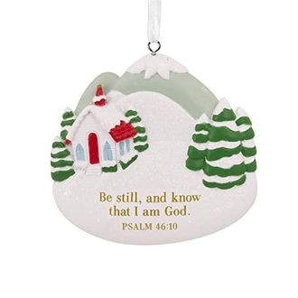 Hallmark Dayspring Be Still and Know Winterszene Weihnachtsdekoration
