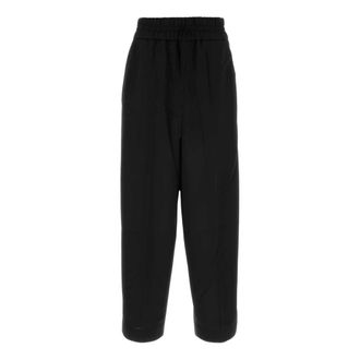 Ami Wollhose mit Gummizugbund - - Trousers - Herren - Schwarzk - L