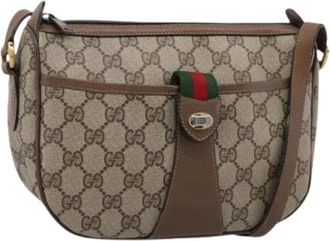 Gucci Sac bandouli&egrave;re vintage doccasion - Femme - Pre-owned - Beige - Taille: ONE Size