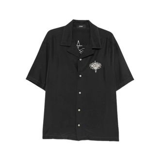 Amiri Camp Shirt - - Shirts - Herren - Schwarzk - S