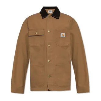 Carhartt Work in Progress Homme, Vestes, Brun, Taille: S Veste avec col en velours côtelé