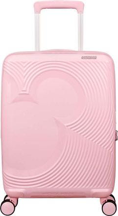 American Tourister Mickey Magic - Handgep&auml;ck Koffer 55 x 40 x 20/23 cm - Hartschalen Kabinentrolley f&uuml;r Ryanair, EasyJet & die meisten Airlines, 37/44 L, Pastellrosa (Mi