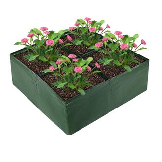 Generico Erhöhtes Bett, atmungsaktiver Pflanztopf für Gemüse, Behälter für Gartenblumen im Freien, Pflanzsack für Gemüse im Freien